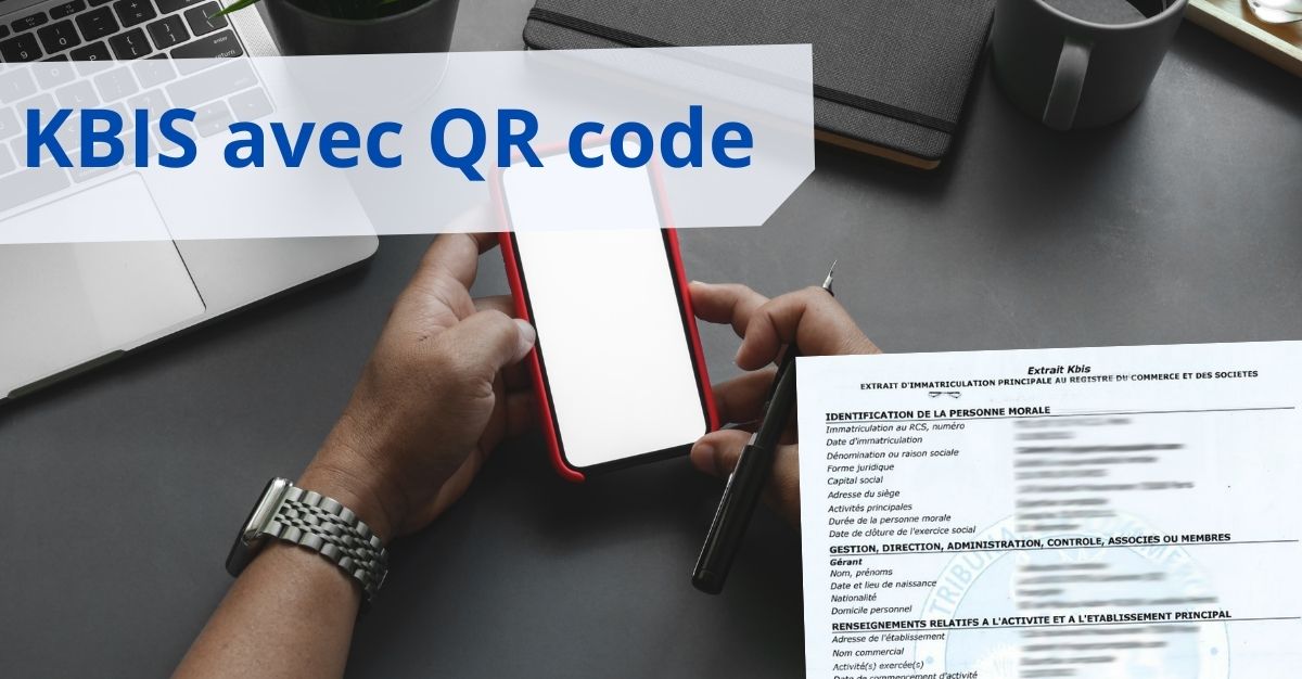 Demande extrait KBIS avec QR code